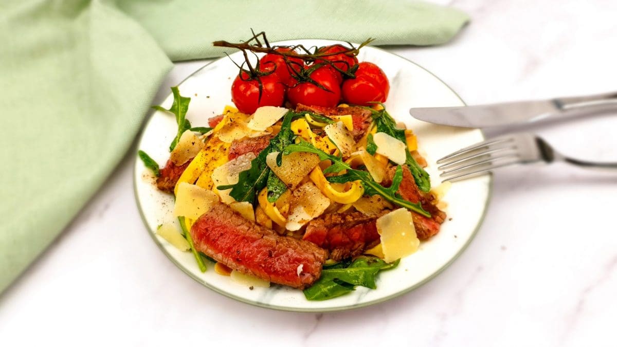 Pasta tagliata met biefstuk en truffel - EvieKookt